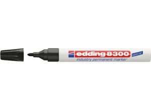 4004764434855 - edding 8300 industry permanent marker schwarz 10 Stück