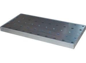 4052462072725 - Kleingebindewanne KGW 2 M Volumen 15 l bis 150 kg mit Lochblechrost B 940 x T 470 x H 60 mm Stahl verzinkt