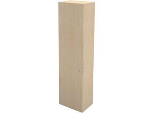 4251898807226 - Genius Garderobenschrank TETRIS WALL 2 Fachboden Türanschlag links B 600 x T 440 x H 2250 mm Ahorn-Dekor