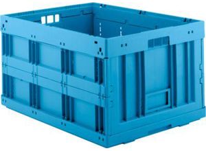 4052939531588 - Faltbox SSI Schäfer Serie FK 8450 Euro-Maß Volumen 180 l mit Durchfassgriffen L 800 x B 600 x H 450 mm Polypropylen blau