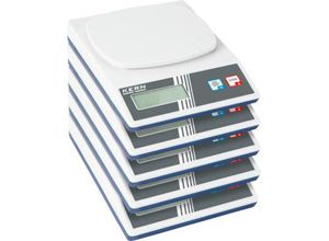 4045761274273 - KERN & Sohn Digitale Waagen im 5er-Set LCD-Display Wägebereich 2200 g Wägefläche 134 x 127 mm