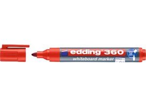 4004764063109 - edding Whiteboard Marker 360 Rundspitze 10 Stück rot