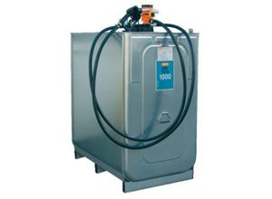 4052886315958 - Dieseltankanlage mit UNI-Tank TW-Kupplung 230 V Elektropumpe 50 l min B 1660 x T 1570 x H 1590 mm 2 Tanks à 1000 l