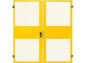 4052941831744 - Zweiflügeltüren für Gittertrennwandsystem B 2000 x H 2070 mm gelb