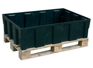 4052886128596 - Polyethylen-Auffangwanne zum direkten Aufstellen auf den Boden oder Paletten ohne Gitterrost BxTxH 1205x805x330 mm Vol 250 l
