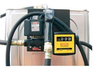 4052886078280 - Elektropumpe CEMO ca 50 l min 230V selbstansaugend Zählwerk Zapfpistole mit Halter 4 m Befüllschlauch