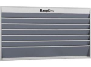 4052301002524 - Stecktafel für Baupläne 6 Schienen