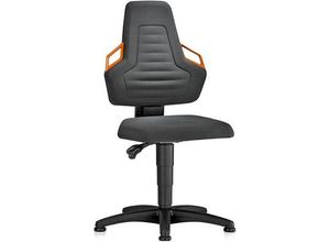 4016849644110 - Arbeitsdrehstuhl Gleiter Supertec schwarz Griffe orange