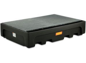 4052886369999 - PE-Auffangwanne für Tankcontainer IBC KTC für 2 x IBC KTC mit Stahlgitterrost CEMO