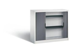 4055404620657 - Rollladenschrank Omnispace H1030B1200T420 mm Lichtgrau Schwarzgrau