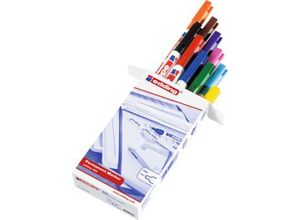 4004764428670 - 400 4-400-999 Permanentmarker Schwarz Rot Gelb Orange Blau Grün Braun Violett Rosa Hellblau wasserfest Ja
