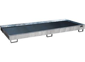 4052462058408 - Regalwanne RW 3300-2 PE mit PE-Einsatz B 3262 x T 1312 x H 267 mm bis 540 l Stahl feuerverzinkt