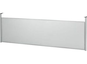 4051273733405 - Genius Rückseitenblende für Schreibtisch B 1600 mm H 466 mm weißaluminium