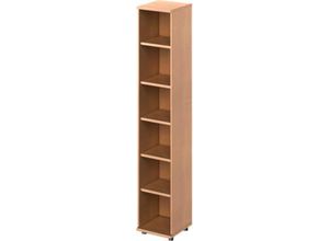 4250510805053 - Genius Regal TETRIS WOOD 6 OH Höhe inkl Gleiter B 400 mm Buche-Dekor
