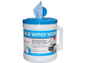 4250139204268 - WIPEX NORDVLIES WORK Big Grip Dispenser Bucket Wischtuchspender inkl Rolle - blau