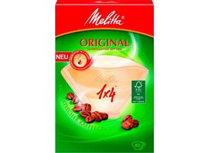 4006508206810 - Melitta® Filtertüten 1x4 80 AROMA naturbraun mit 3 Aromazonen 1 Packung = 80 Stück