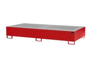 4052462000544 - Auffangwanne aw 1000-2 lackiert Feuerrot - Bauer