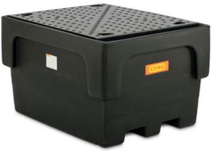 4052886370063 - PE-Auffangwanne für Tankcontainer IBC KTC für 1 x IBC KTC mit PE-Lochplatte CEMO