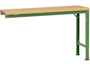 4045916157482 - Ansatztisch UNIVERSAL Spezial 1500 x 800 mm Multiplex natur resedagrün