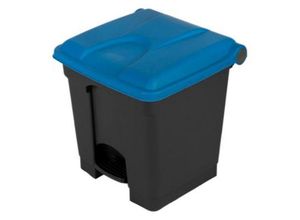4895238700848 - Tretabfalleimer Probbax Volumen 30 l mit Deckel L 410 x B 398 x H 435 mm Kunststoff blau-dunkelgrau