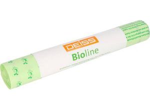 4001553060721 - DEISS Bioline Bioabfallsäcke Biofolie Ecovio natur B 650+550 x H 1350 120 Liter 100 Stück