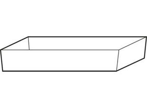 4250101188350 - Bodenauffangwanne Stawa-R für asecos Sicherheitsschränke der Q30 Q90 und S90 Serie Stahlblech lichtgrau B 742 x T 507 x H 83 mm 22 l