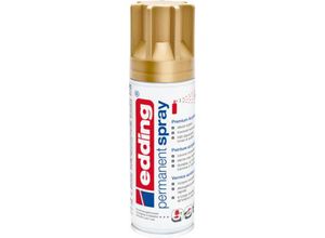 4004764957026 - edding Spray 5200 200 ml Premium-Acryllack matt Sprühbreite ca 50-60 mm gold matt