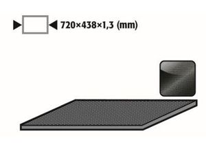 4250101141348 - Antirutschmatte für asecos Sicherheitsschränke der UB90 und UB30 Serie schwarz B 720 x T 438 x H 13 mm