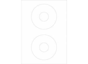 4250510812051 - Select Universal-Etiketten 117 mm rund Permanentkleber 200 Stück