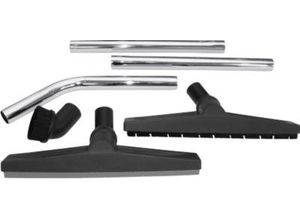 4250128200110 - Bodenreinigungsset nass trocken bestehend aus 1 Handrohr mehrteilig Durchm 40 mm je 1 Nass- Trockensaugdüse 1 Rundpinselbürste