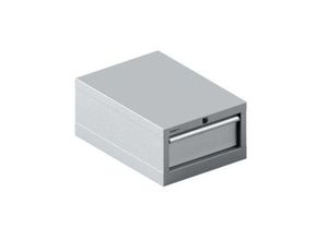4051273646460 - Schäfer Shop Select Schubladenschrank 18-27 1 Schub bis 75 kg B 411 x T 572 x H 250 mm weißaluminium weißaluminium