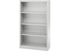 4051273779144 - Select Regalschrank MS 4 OH B 800 x T 400 x H 1584 mm Stahlblech weißaluminium