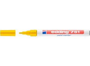 4004764440962 - EDDING Lackmarker 751 1-2 mm gelb 10 Stück