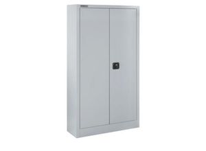 4051273745811 - Select Aktenschrank abschließbar Höhe 1585 mm Breite 800 mm weißaluminium RAL 9006