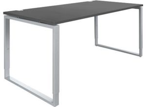 4250510882160 - Genius Schreibtisch Modena Flex höheneinstellbar Rechteckform Bügelfuß Breite 1600 mm graphit