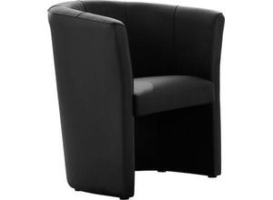 5901747582239 - NowyStyl Cocktailsessel CLUB Echtleder voll gepolstert Sitzhöhe 455 mm schwarz