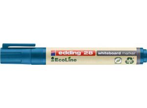 4004764918218 - 28 EcoLine Whiteboardmarker Rundspitze nachfüllbar blau 10 Stk