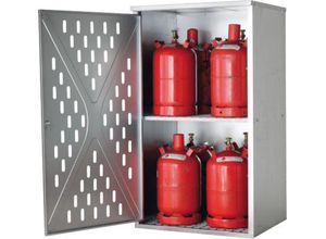 4250101106934 - Gasflaschenschrank LG2845 asecos für 4 x 33 10 x 11 18 x 5 kg 1-wandig für Außen abschließbar B 840 x T 690 x H 1500 mm Stahl