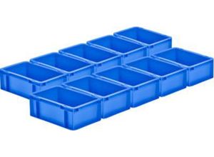 4251898827569 - Euro Box SSI Schäfer EF 3120 42 l L 300 x B 200 x H 120 mm blau 10 Stück