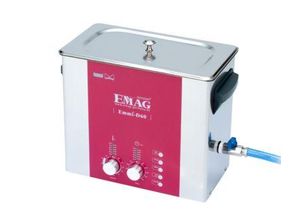 4040513601031 - Ultraschallreiniger Emmi® D 60 Edelstahl 53 l Sweep & Degas Zeitschaltuhr Ablauf & Heizung