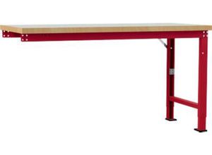 4045916161724 - WP70293003 Anbauwerkbank PROFI Spezial mit Kunststoffplatte BxTxH = 1750 x 700 x 740-1040 mm