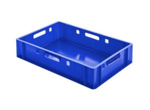 4026698004492 - Euro Box Fleischkasten lebensmittelecht Inhalt 253 L geschlossene Version blau