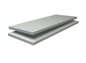 4004514106827 - Fachboden für Steckregal 1000 x 400 mm weiß 2 Stück