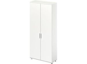 4250510806128 - Genius Flügeltürenschrank TETRIS WOOD 6 OH Höhe inkl Gleiter B 1000 mm weiß