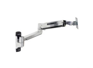 0698833040104 - Monitorarm ergotron® LX HD Sit-Stand Wandhalterung für 1 Display bis 46″ & bis 136 kg höhen- & tiefenverstellbar VESA poliertes Aluminium