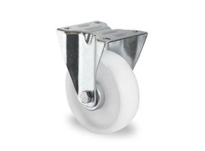 4260475213299 - CASCOO Bockrolle N0N0 mit Rad-ø 200 mm x B 50 mm Polyamid-Felge Polyamid-Lauffläche natur weiß Rollenlager bis 300 kg