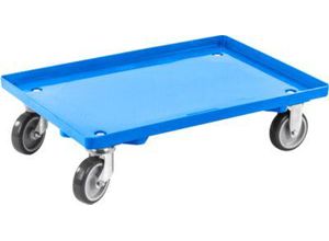 4260507757807 - Transportroller geschlossen L 415 x B 615 x H 175 mm Traglast 300 kg 4 Lenkrollen blau