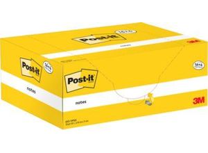 4046719906406 - Post-it® Haftnotizen Notes 653CY-VP20 B 51 x T 38 mm PEFC®-Papier gelb 16 + 4 Blöcke gratis 100 Blatt Block