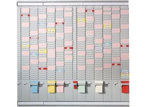 8710968469727 - T-Kartentafel Jahresplantafelset 12 Elemente mit 35 Schlitzen