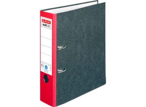 4008115171307 - Ordner herlitz maXfile nature DIN A4 Rückenschild geklebt Hartpappe Rückenbreite 80 mm rot 1 Stück